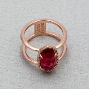 Kendra Scott | Jewelry | Kendra Scott Elyse Size 7 Color Bar Berry Ring | Poshmark